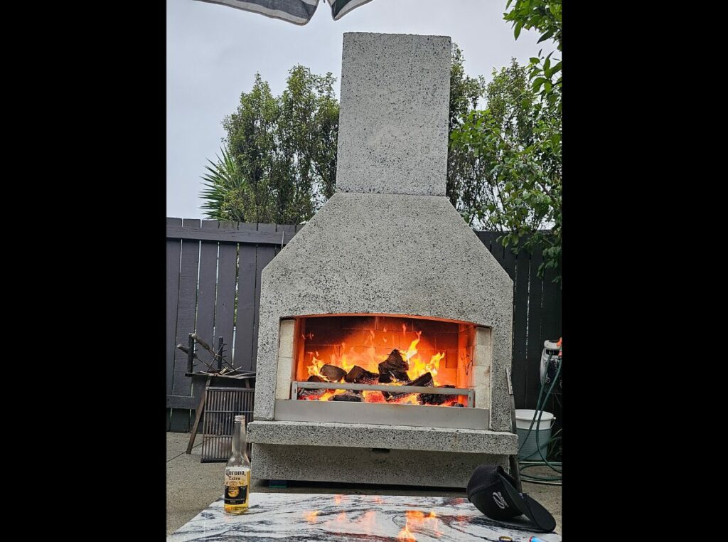 Flare's Classic Outdoor Fireplace | Outdoor Fireplace USA