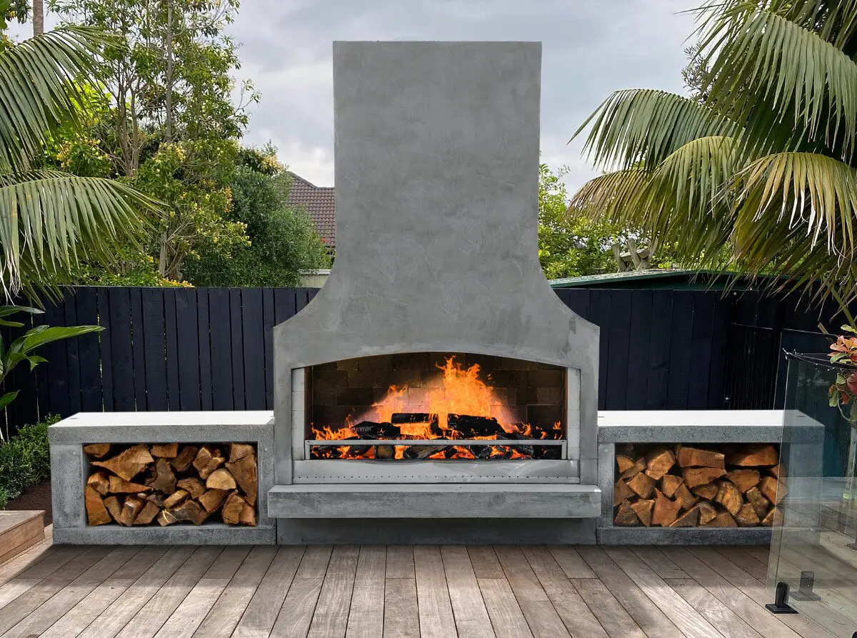 Modular Precast Outdoor Fireplace Masonry Fireplace Kits