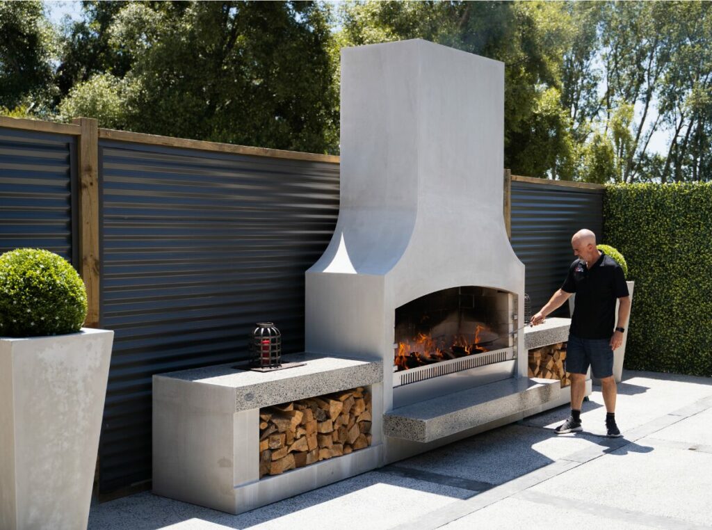 Elite | Outdoor Fireplace NZ | Flare Fires New Zealand