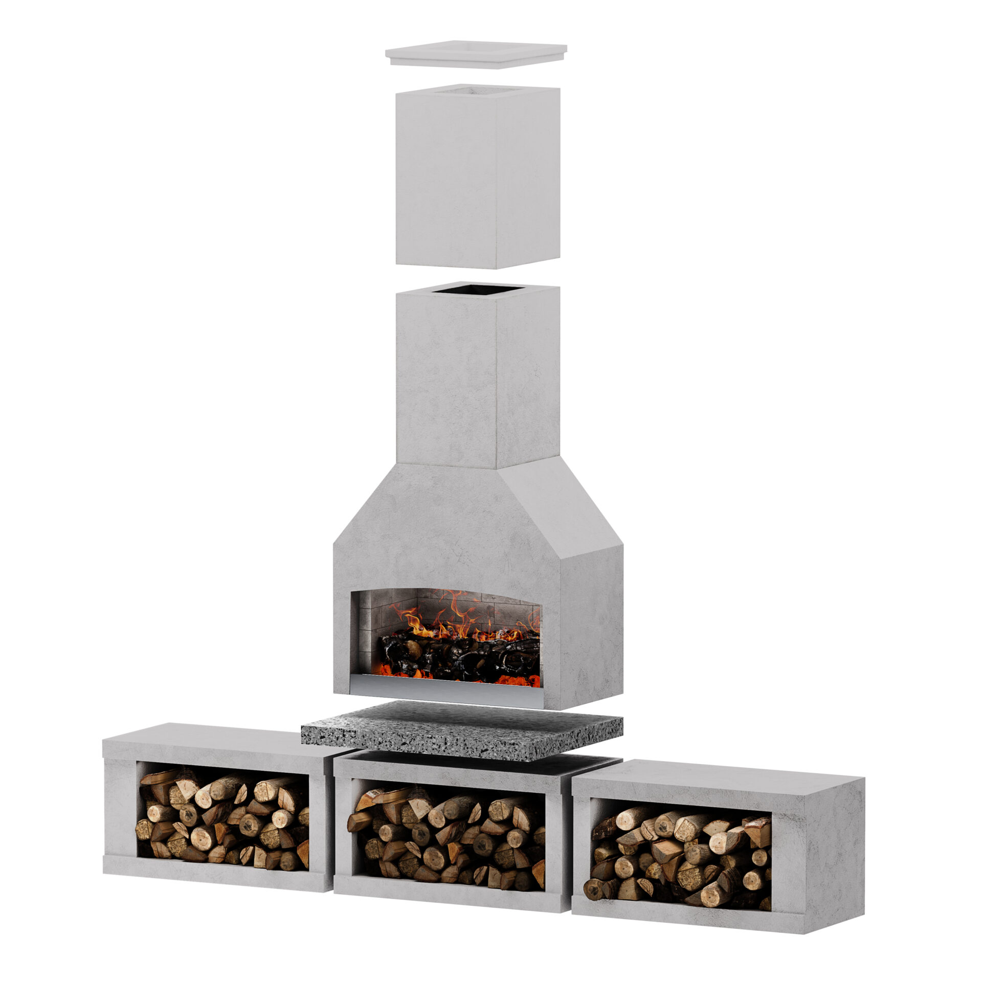 Flare's Senator Outdoor Fireplace | Outdoor Fireplace NZ