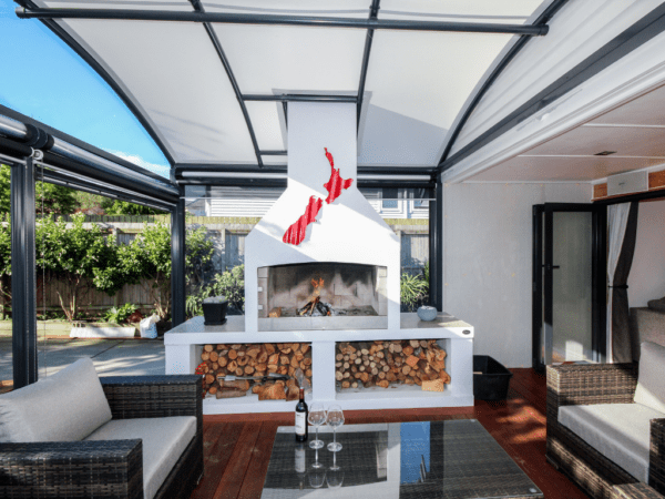 Make Your Centrepiece An Outdoor Fireplace from Flare Fires NZ